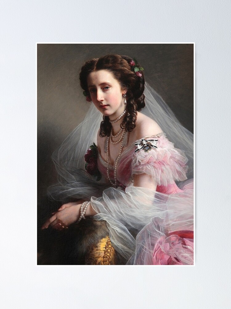 "Princess Anna of Prussia (1858) - Franz Xaver Winterhalter" Poster for ...