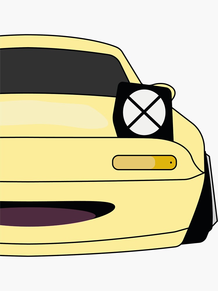 "Sport car#61" Sticker by BertaX | Redbubble