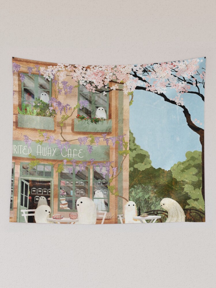 "Ghost cafe" Tapestry for Sale by katherineblower | Redbubble