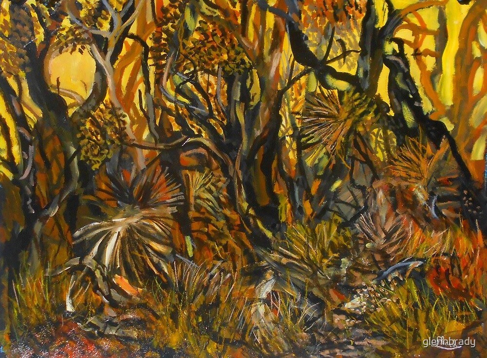 "'australian bush in four colours'..90cmx70cm" by glennbrady | Redbubble