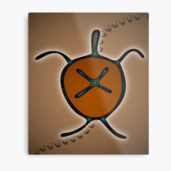 "Puerto Rico Taino Turtle Symbol " Metal Print for Sale by SoLunAgua ...
