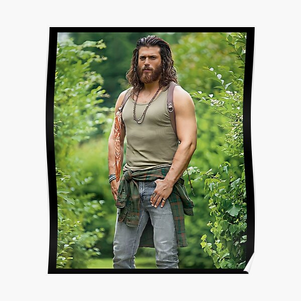 "can yaman" Poster for Sale by HydroRed | Redbubble