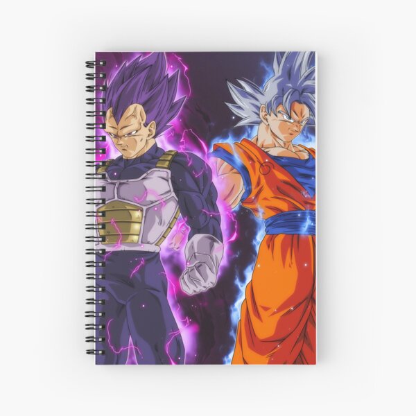 "Goku ultra instinct and Vegeta ultra Ego" Spiral Notebook by ...