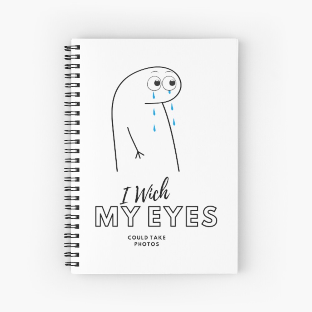 "flork gifts, sad flork " Spiral Notebook for Sale by KrisLouDesign ...
