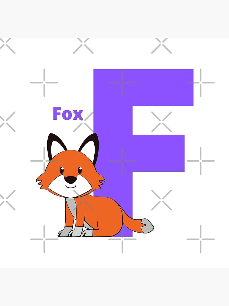 "F for Fox - Alphabet and Animals" Poster for Sale by CherieTree ...