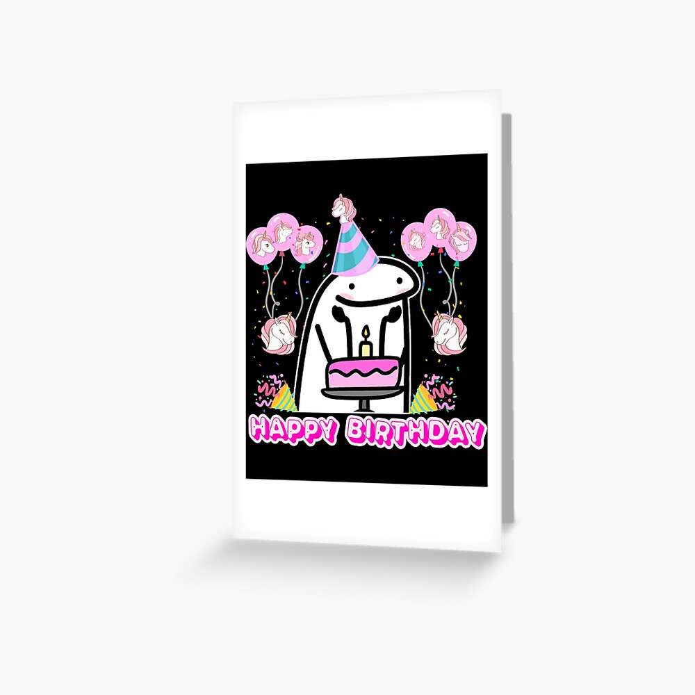 "flork girls happy birthday " Greeting Card by KrisLouDesign | Redbubble