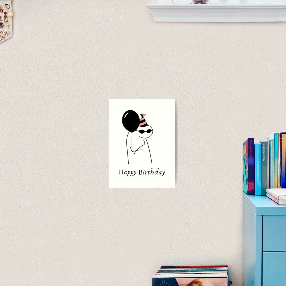 "funny flork gifts, flork happy birthday " Art Print for Sale by ...