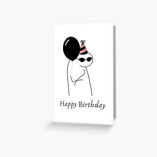 "funny flork gifts, flork happy birthday " Greeting Card by ...
