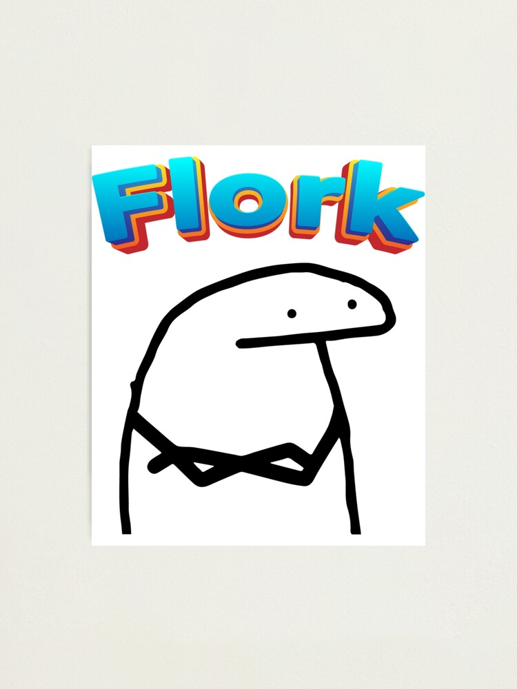 "Fuuny Flork, Cool Flork " Photographic Print for Sale by KrisLouDesign ...