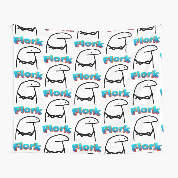 "Fuuny Flork, Cool Flork " Tapestry by KrisLouDesign | Redbubble