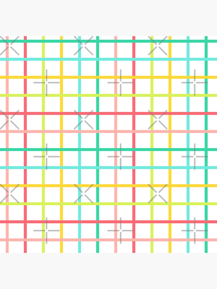 "Summer Party - Grid" Sticker by tambredesigns | Redbubble