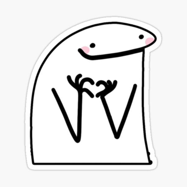 "lovely flork " Sticker for Sale by KrisLouDesign | Redbubble