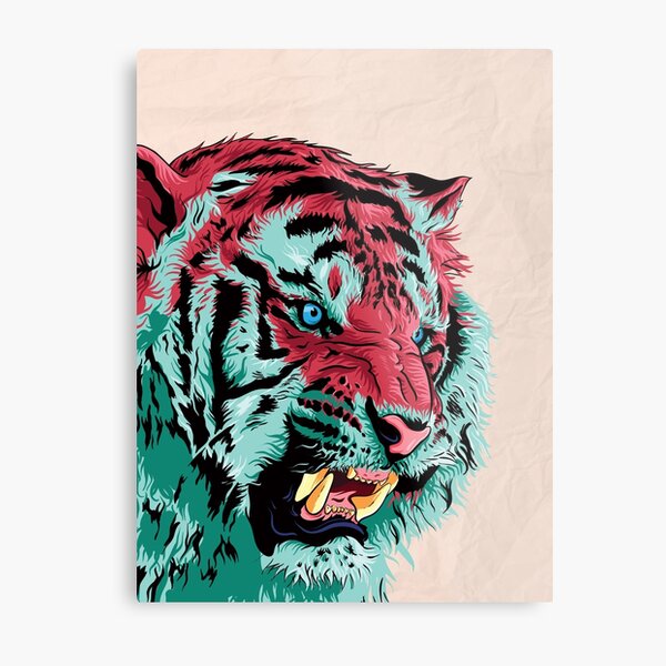 "Tiger" Metal Print for Sale by banrevi | Redbubble