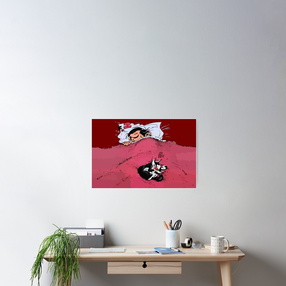 "Gaston Sleeping" Poster for Sale by Ainofea | Redbubble