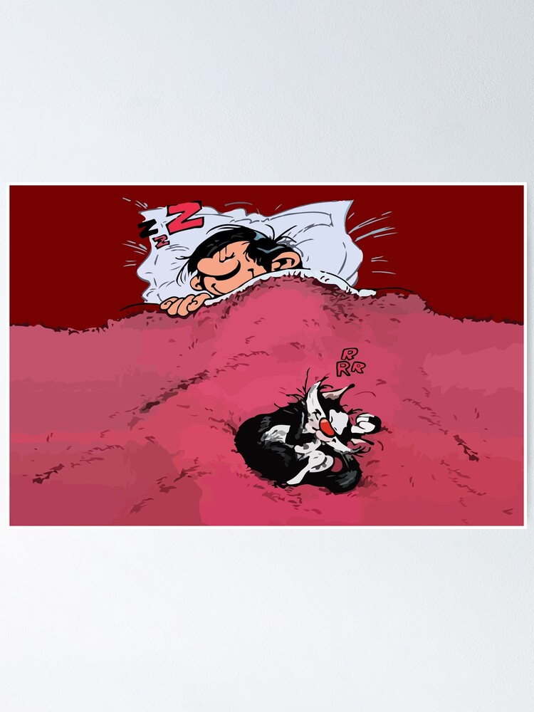 "Gaston Sleeping" Poster for Sale by Ainofea | Redbubble