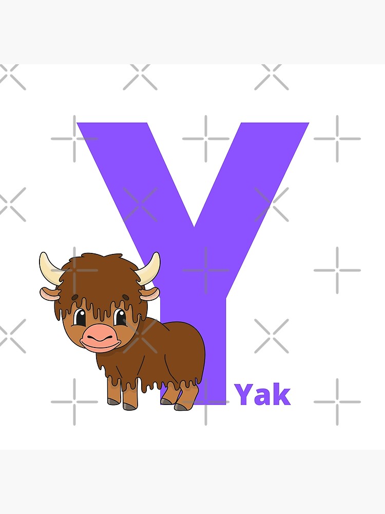 "Y for Yak - Alphabet and Animals" Poster for Sale by CherieTree ...