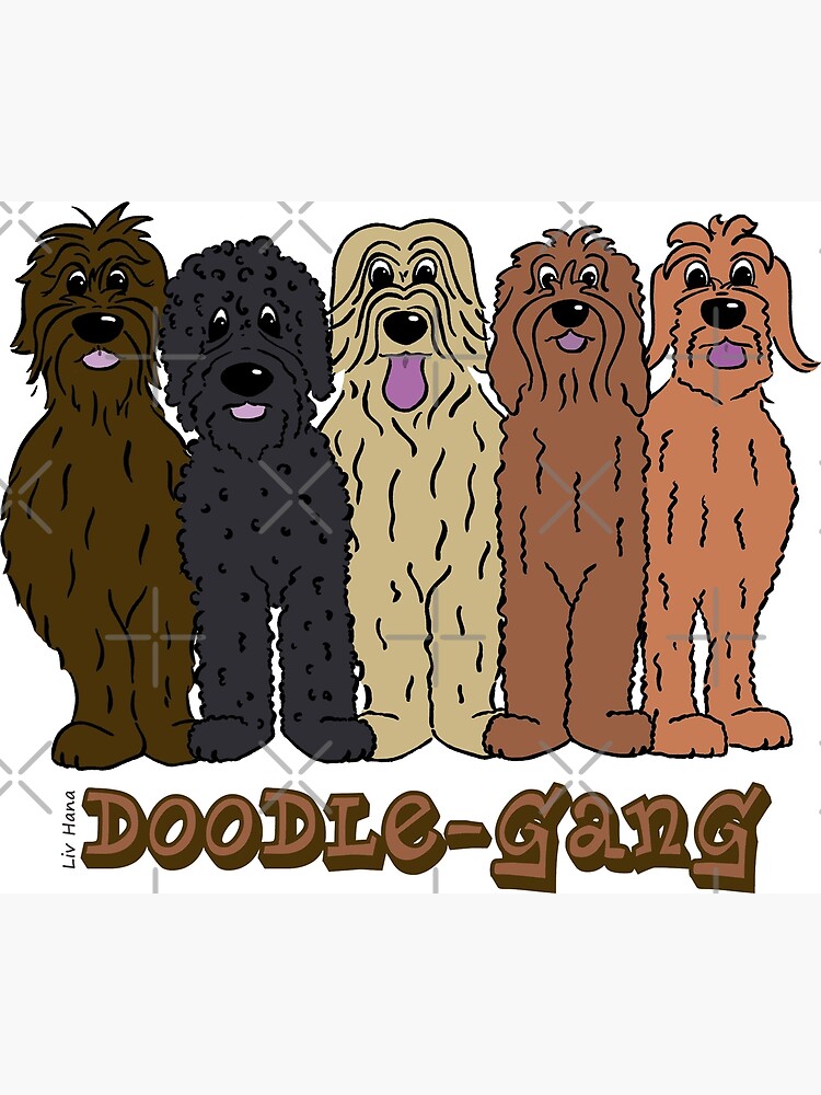 "Doodle Gang" Poster by LivHana | Redbubble