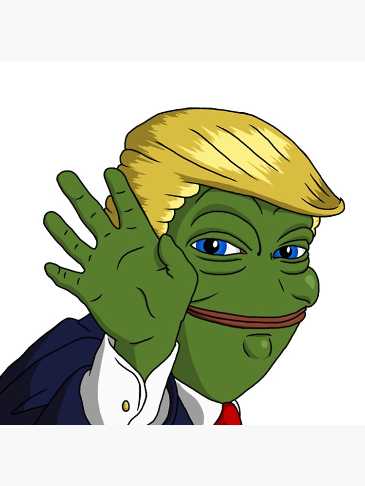 Poster « Le président Pepe », par thomas-hobbes | Redbubble