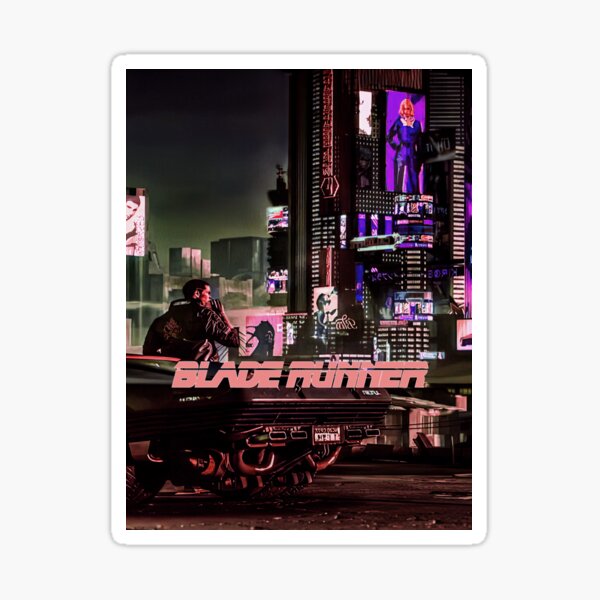"Blade Runner Artwork 11" Sticker by kasixudesigns | Redbubble