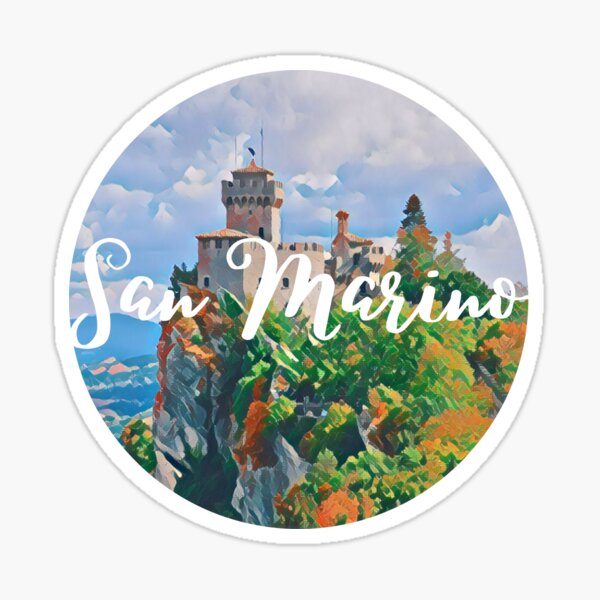 "Vintage San Marino!" Sticker by RufderFreiheit | Redbubble
