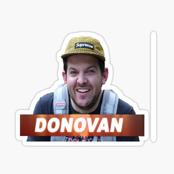 "DJ World Donovan" Sticker for Sale by bcoye | Redbubble