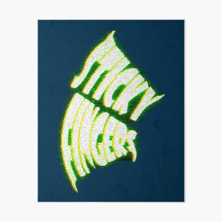 "Sticky Fingers Logo " Art Board Print for Sale by RoseMillie | Redbubble