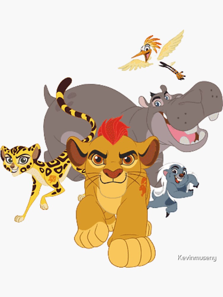 "Lion guard " Sticker for Sale by Kevinmuseny | Redbubble