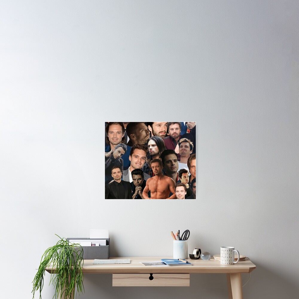 Póster «Sebastian Stan collage de fotos Actor Guapo Actor Para Fans ...