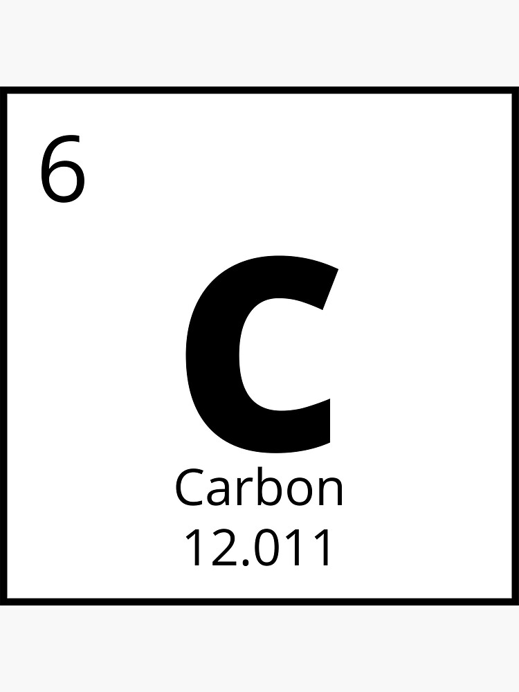 "Carbon" Sticker by Blank02 | Redbubble