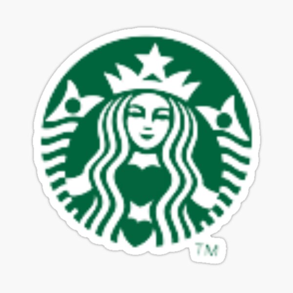 "Big Starbuck circular Logo Sticker " Sticker for Sale by Divyansh007 ...