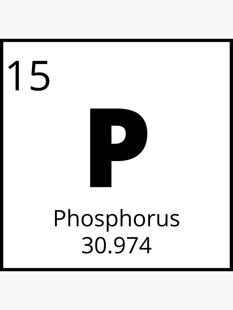 "Phosphorus" Sticker for Sale by Blank02 | Redbubble