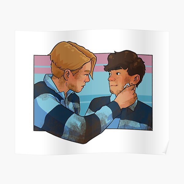 Póster «Alt Nick y Charlie - dibujo Heartstopper - rugby» de ...