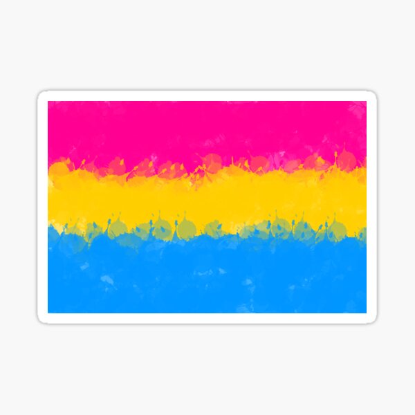 "LGBTQ+ Pansexual Pride Flag" Sticker for Sale by DuckvilleStudio ...
