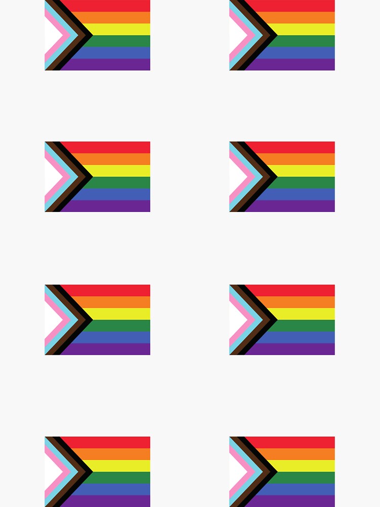 "Progress Pride Flag Sticker Pack" Sticker for Sale by Brutebabby ...