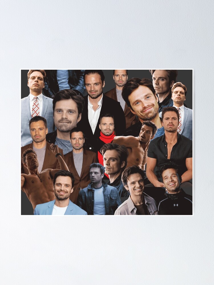 "Sebastian Stan photo collage My Actor For Fans" Poster for Sale by ...