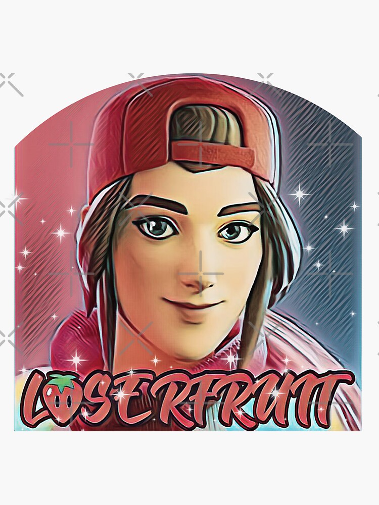 "Loserfruit" Sticker by Raeex | Redbubble