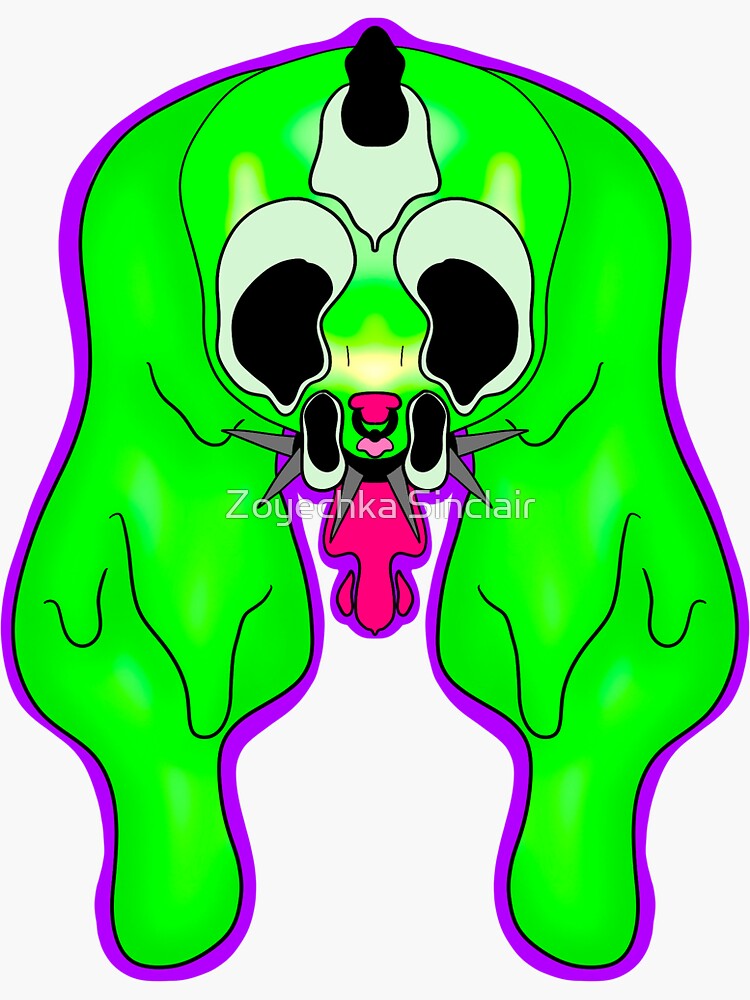 "slime puppy" Sticker for Sale by Lunathaloon | Redbubble