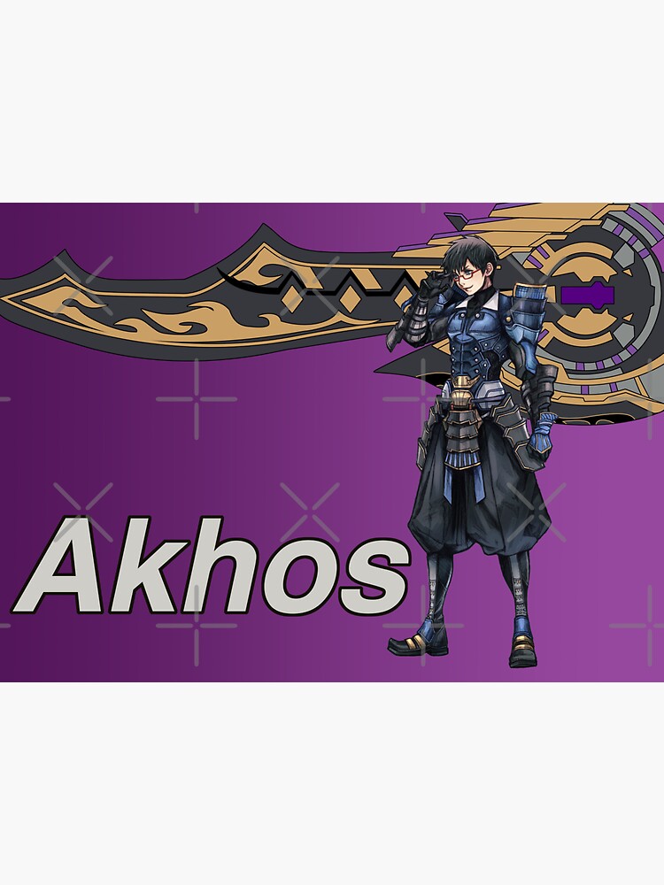 "Akhos (Xenoblade Chronicles 2)" Sticker for Sale by VelvetZone | Redbubble