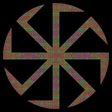 "Slavic Swastika" Sticker for Sale by indusdreaming | Redbubble