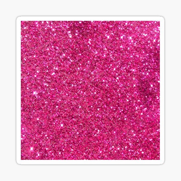 "PINK GLITTER" Sticker for Sale by edleon | Redbubble
