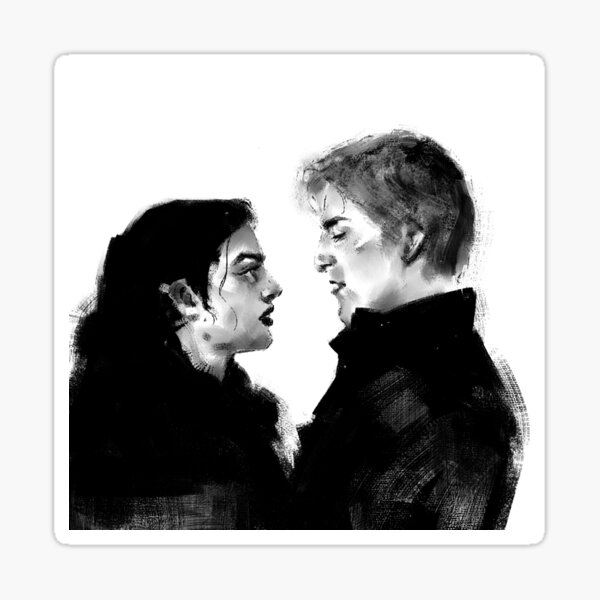 "zoya and nikolai" Sticker for Sale by sophieeveart | Redbubble