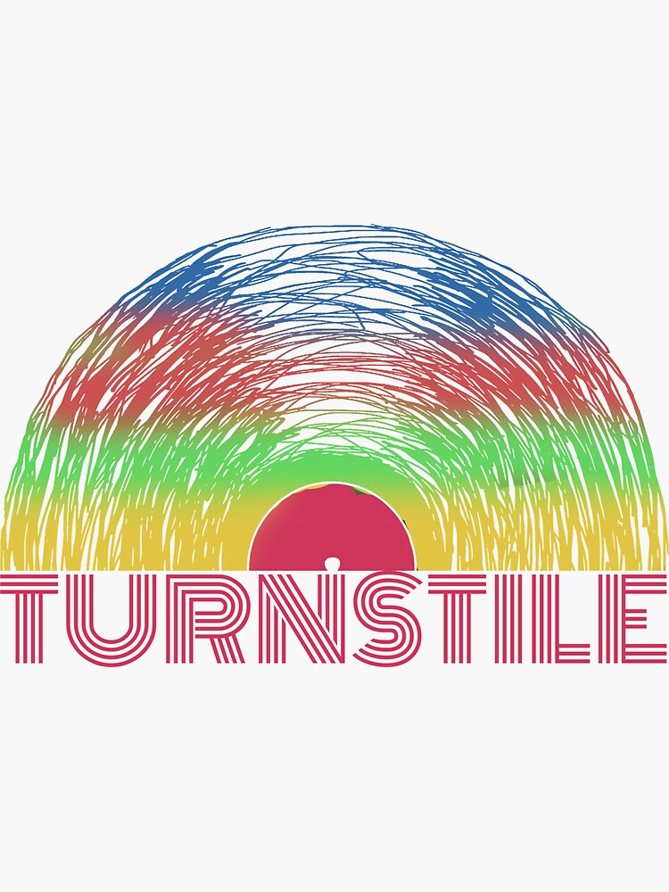 "TURNSTILE" Sticker for Sale by EdgarStudio | Redbubble