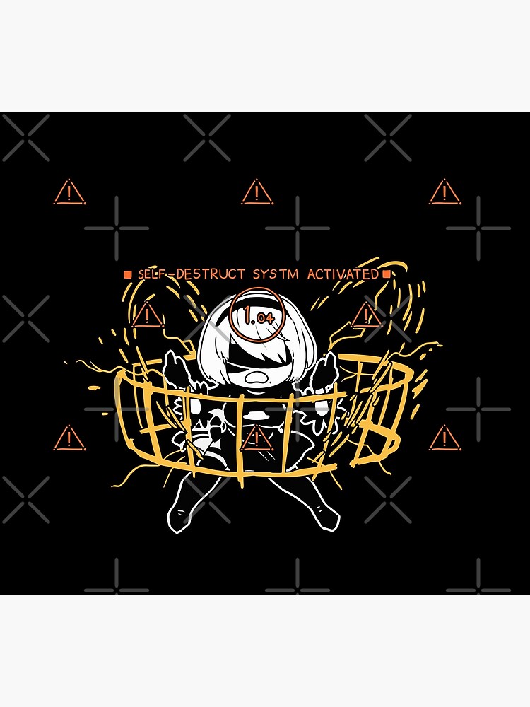 "nier automata- 2B Self Destruction" Art Print for Sale by ...