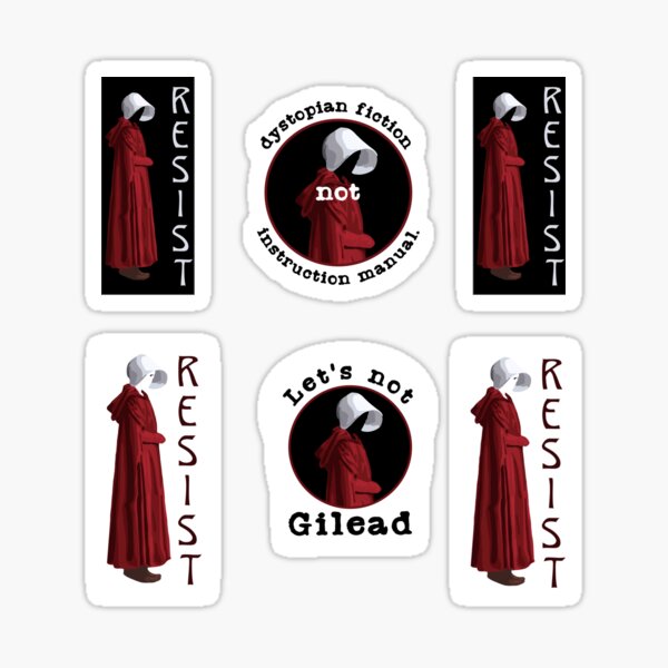 "Handmaid's Tale Resist Gilead Sticker Pack" Sticker by unhingedheather ...