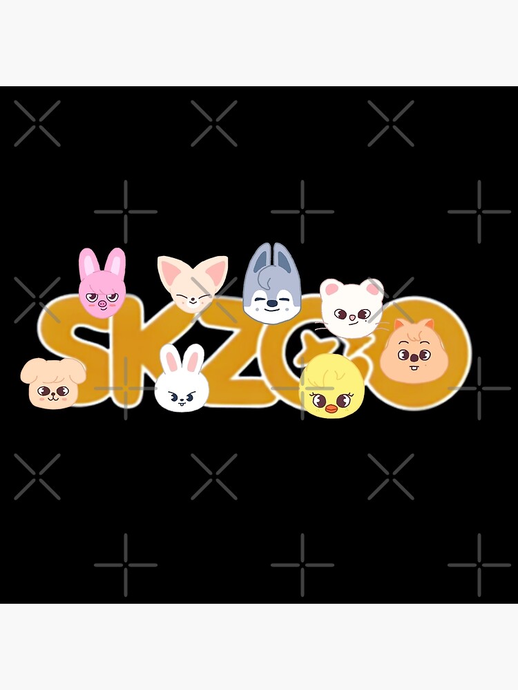 Impression photo « Logo Skzoo avec Skzoo », par Tinyheartist | Redbubble