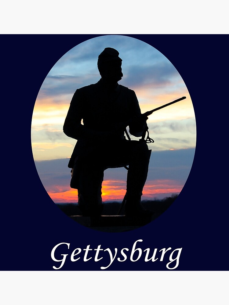 "Gettysburg Battlefield - The Cavalry's Morning Patrol" Art Print for ...