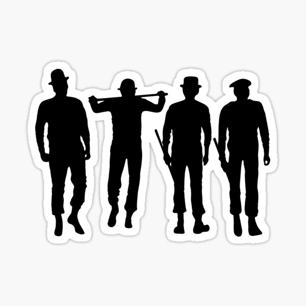 "Droogs" Sticker by SiempreOriginal | Redbubble
