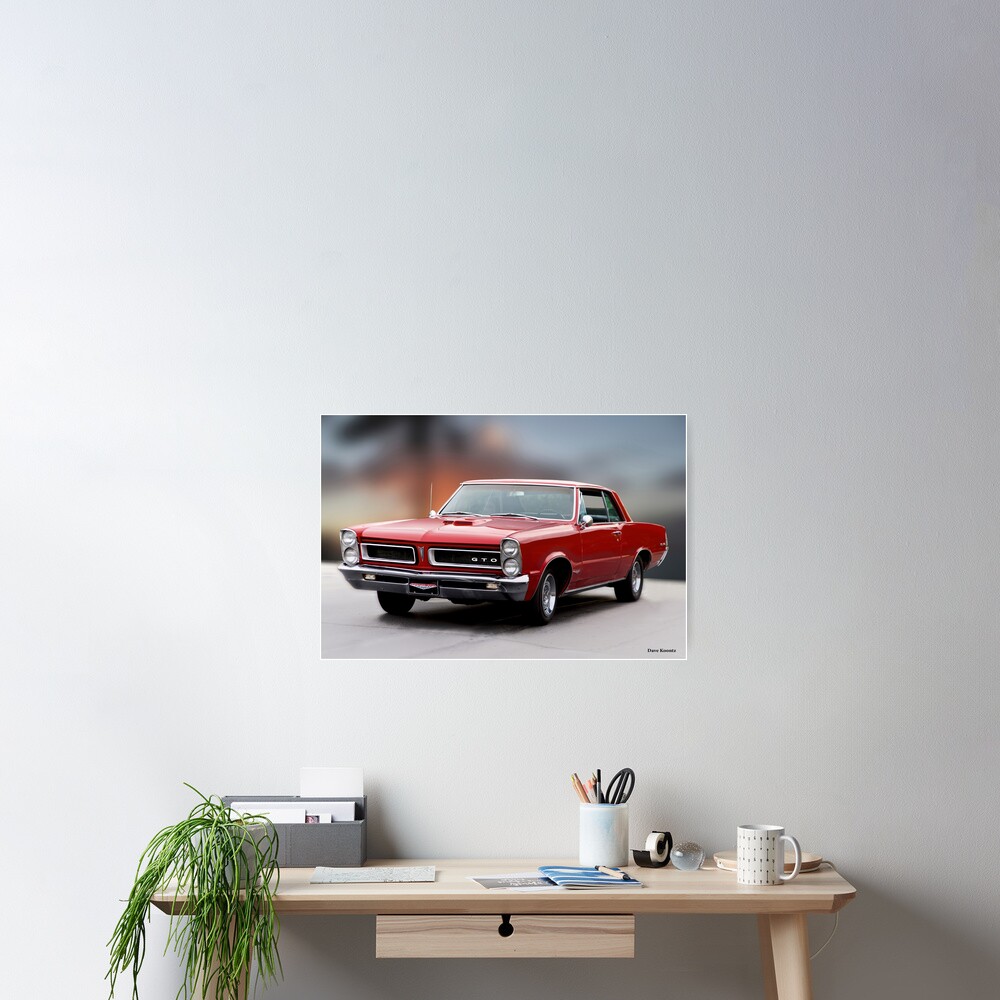 "1965 Pontiac GTO II" Poster for Sale by DaveKoontz | Redbubble