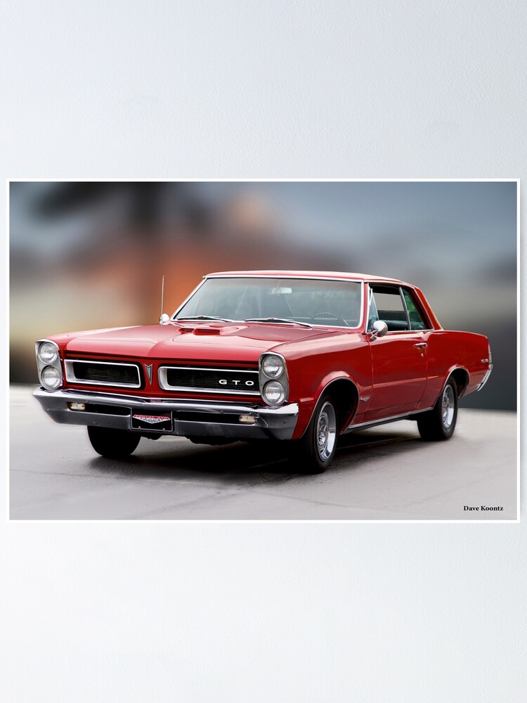 "1965 Pontiac GTO II" Poster for Sale by DaveKoontz | Redbubble
