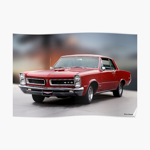 "1965 Pontiac GTO II" Poster for Sale by DaveKoontz | Redbubble